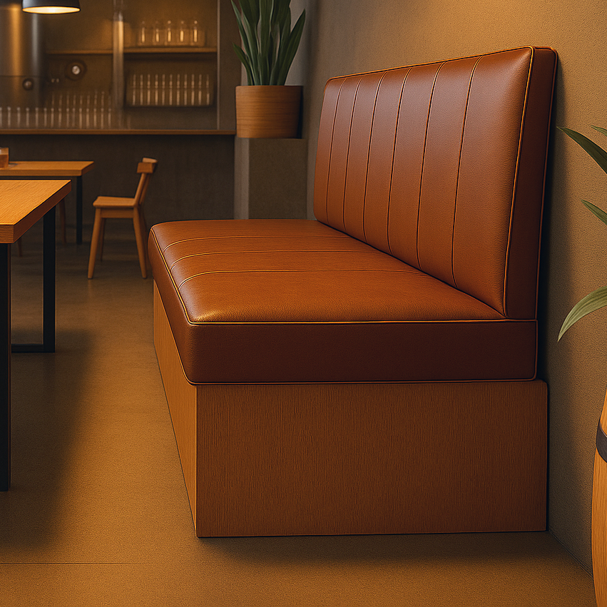 Seating | Brewery or Cafe Leather Banquette Sets – H|F Atelier